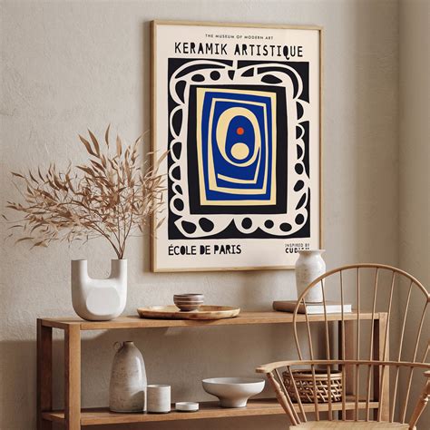 Ceramic Exhibition Abstract Poster Hypesheriff