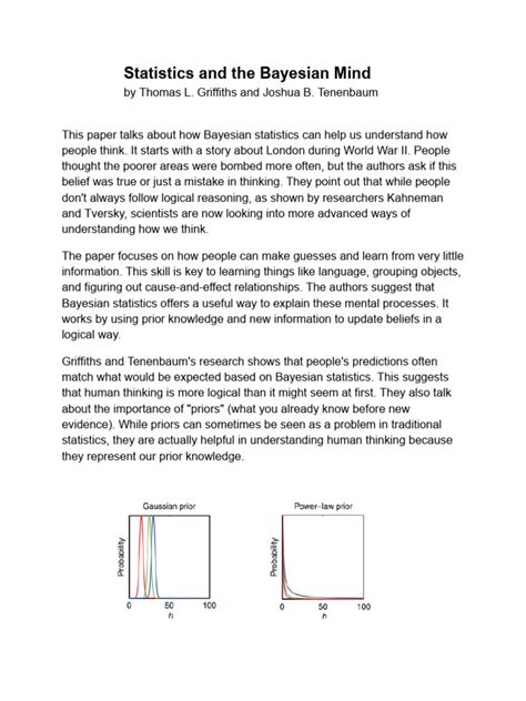 Summary Statistics And The Bayesian Mind 142402020 Ra2 Pdf Bayesian Inference Knowledge