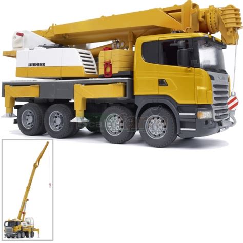 Bruder 03570 Scania R Series Liebherr Crane Truck With Light And