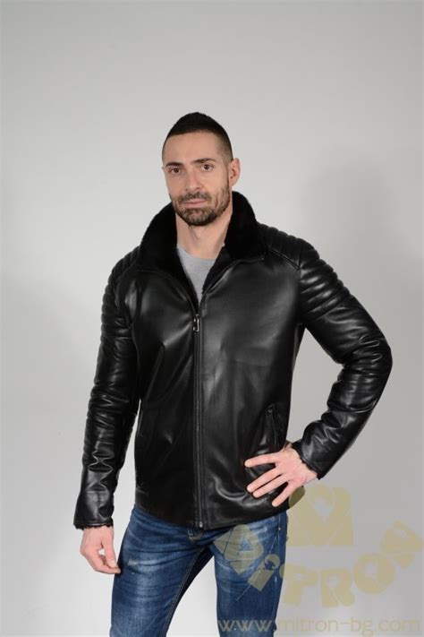 Митрон ЕООД Мъжки кожух КОЖУСИ Мъже КОЖУСИ Мъжки кожух Мъжки кожух агнешка кожа При