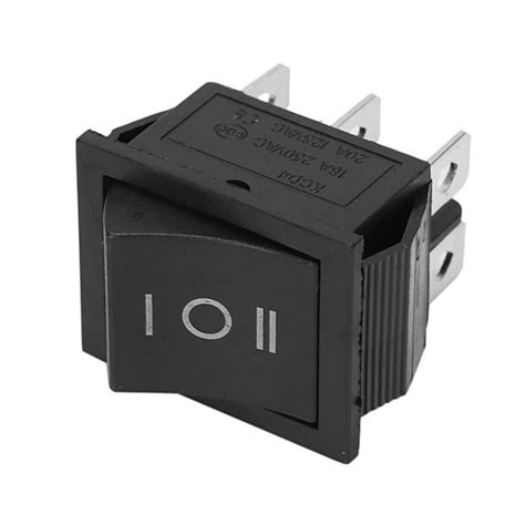 2X 16A 250V AC 20A 125V AC 6 Broches 3 Positions Interrupteur A Bascule