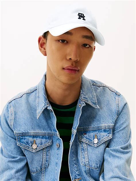 Contrast Th Monogram Baseball Cap White Tommy Hilfiger