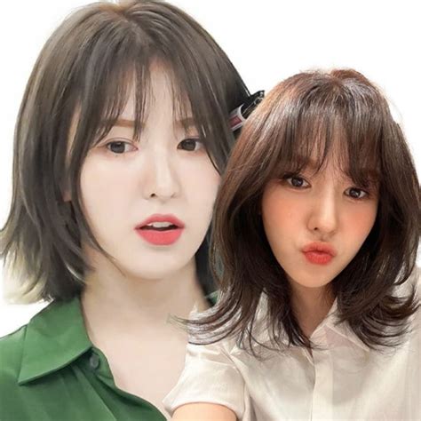 여자 단발 Vs 중단발 레이어드컷 비교 And 잘 어울리는 얼굴형 네이버 블로그