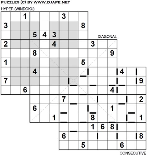 Wendys Puzzle Triple Loco Sudoku Sudoku Variations Puzzle