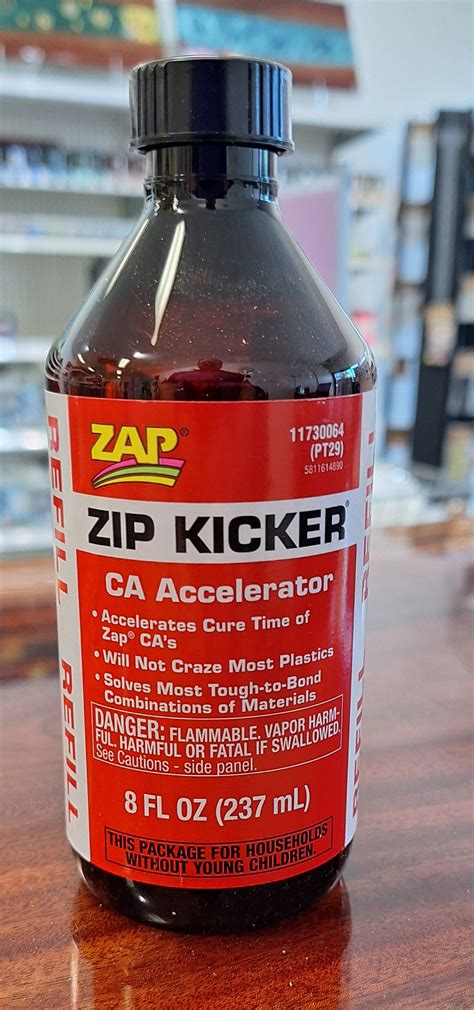 Zap Kicker Ca Accelerator Refill 237ml 8oz Little Shop Of Resin