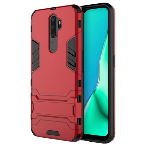 Slim Armour Shockproof Case For Oppo A A Red