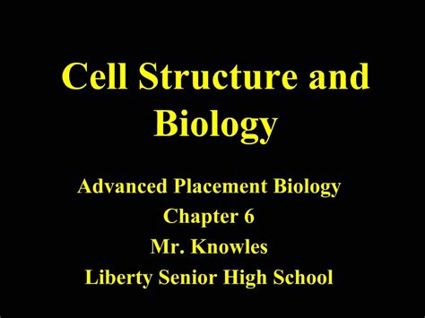 PPT Cell Structure And Biology PowerPoint Presentation Free Download ID