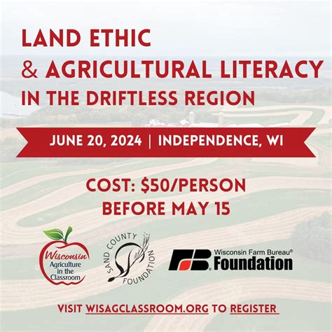 Land Ethic And Agricultural Literacy In The Driftless Region Educator