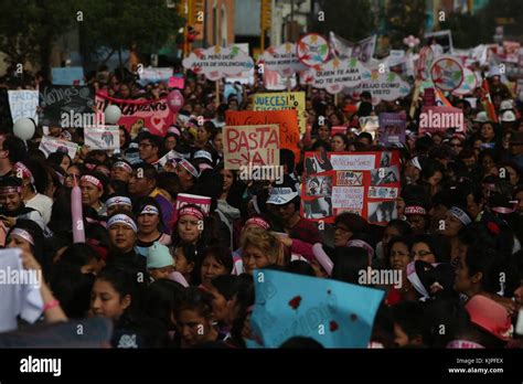 Lima 13 De Agosto De 2016 La Marcha Contra La Violencia De Género Ni
