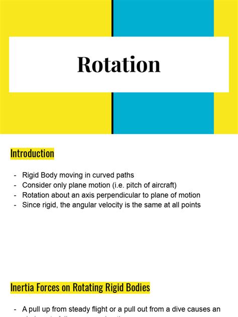 Day 47 Inertia Forces Load Factors Rotation Pdf