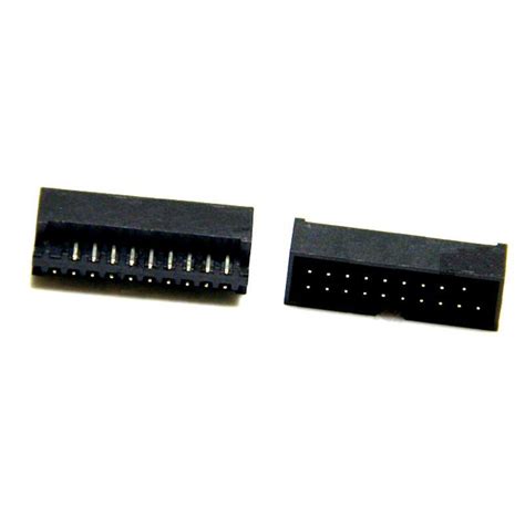 Black Usb 3 0 19pin 20pin Idc 20p Solder Type Male Header Connector