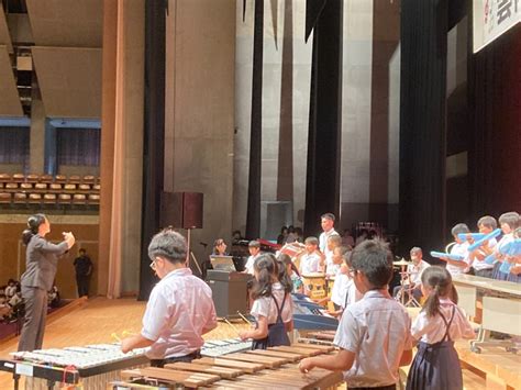 活動紹介 連合音楽会本番 雲南市立吉田小学校