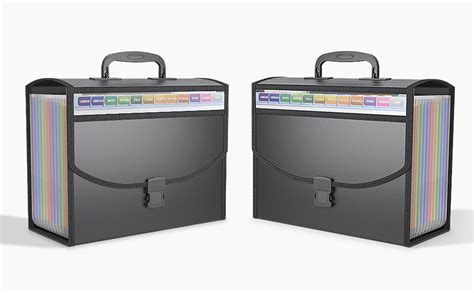 Vanulee File Organiser Filing Box File Folder Document Organiser With