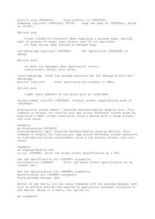 Adb Commands PDF