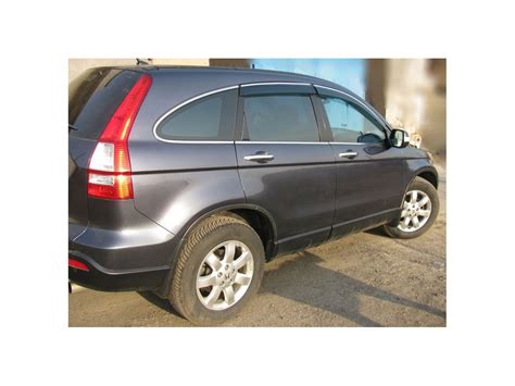 Купить ветровики с хром молдингом Honda CR-V 2007-2012 AVTM. Дефлекторы ...