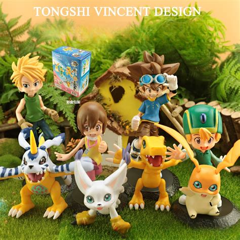 Digimon Adventure Action Figure Yagami Taichi Agumon Yagami Hikari