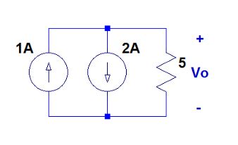Solved Determine The Voltage Vo Of The Following Circuit Chegg Com