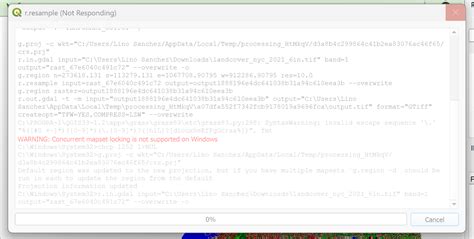 Unable To Downscale Resolution Of Landcover Raster File In Qgis Geographic Information Systems