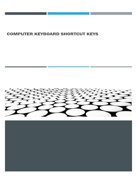 9 Computer Keyboard Shortcut Keys Download Free Pdf Microsoft Word
