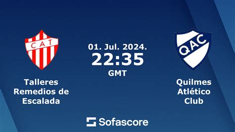 Talleres Remedios De Escalada Vs Quilmes Atlético Club Live Score H2h