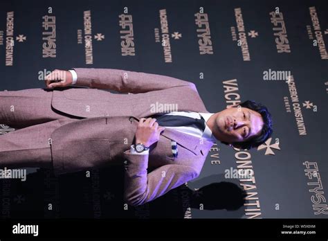 South Korean Actor Ha Jung Woo Attends A Promotional Event For Vacheron
