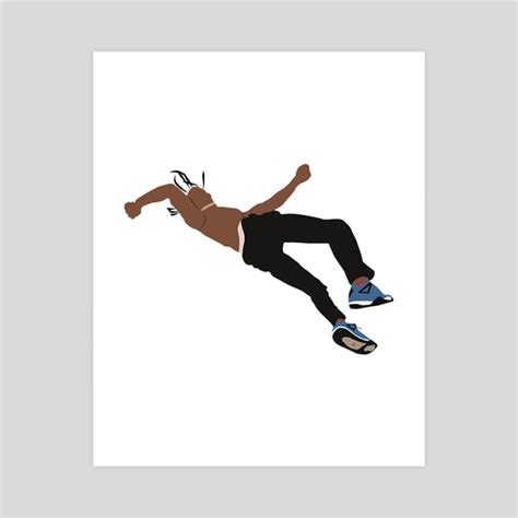 Travis Scott Action Figure An Art Print By Keegan Dalemosby Inprnt