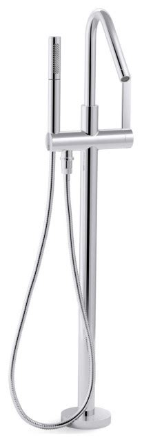 Kohler K T97344 4 Stillness Floor Mounted Tub Filler Trim