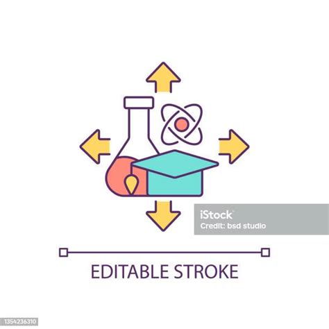 Science Popularization Rgb Color Icon Stock Illustration Download