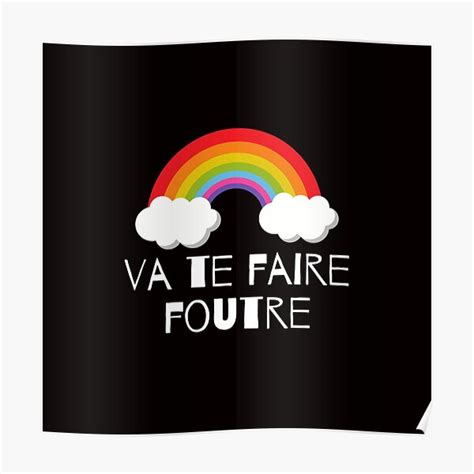 French Va Te Faire Foutre Poster For Sale By Kylenesas Redbubble