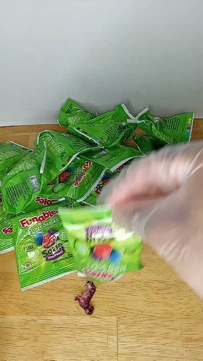 Funables Fruity Snacks Sour Mixed Berry Fruit Snacks Shorts Candy