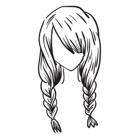 Hair Braids Vector At Collection Of Hair Braids