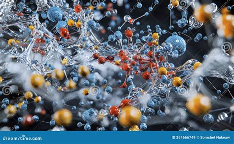 Exploring Material Science Polymers Durability Closeup Of Colorful