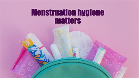 Menstrual Hygiene Sanitary Pads Tampons Menstrual Cups Or Period