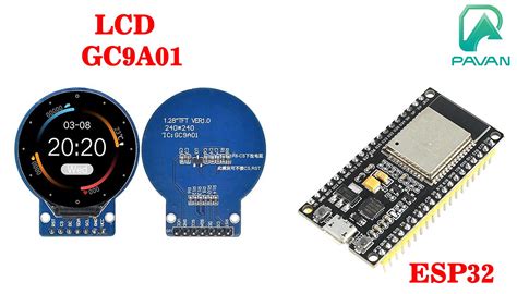 راه اندازی ال سی دی Gc9a01 پاوان