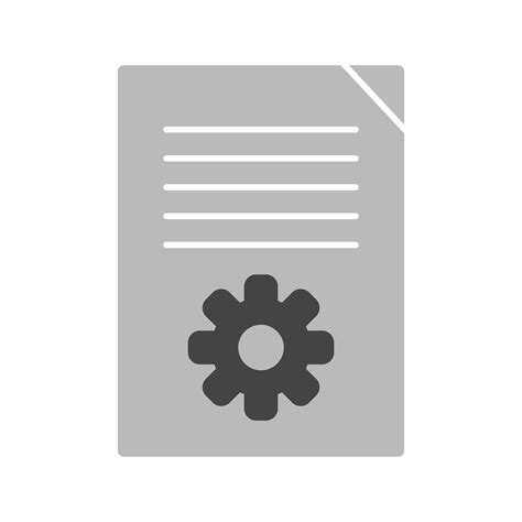 Vector Document Setting Icon Vector Art At Vecteezy