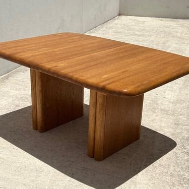 80s Oak Dining Table Revival Vintage North Loop Austin Tx