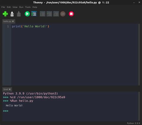 thonny is an ideal ide for teaching python programming