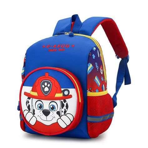 Mochila Escolar De Nailon Para Niños Y Niñas Mochila De Dibujos