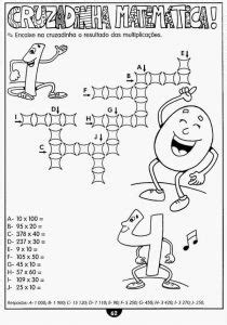 Atividades De Matemática 4 Ano Exercícios Para Imprimir