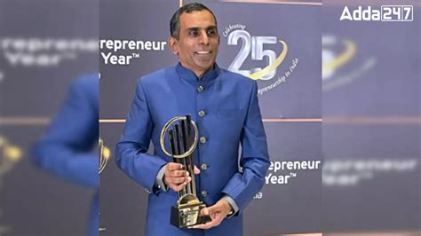 Vellayan Subbiah Named Ey World Entrepreneur Of The Year 2024