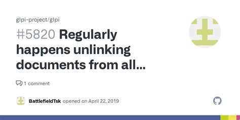 regularly happens unlinking documents from all tickets glpi 0 9 4