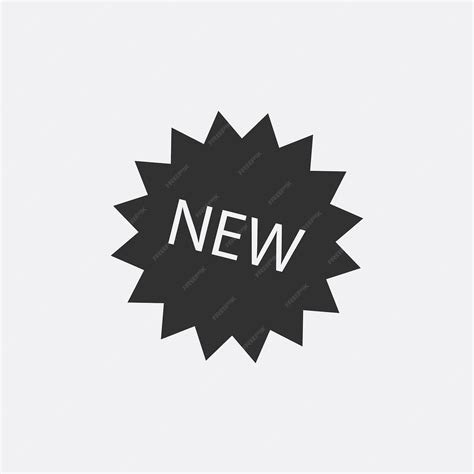 Premium Vector New Sign Icon Isolated On White Background Vector