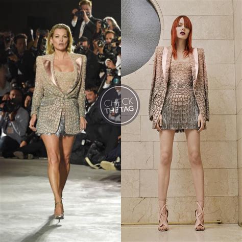 Who Kate Moss Wearing Atelier Versace Spring 2017 Couture Where Fashion For Relief Gala In