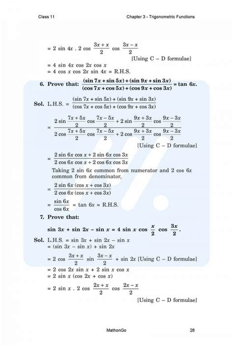 Ncert Solutions For Class 11 Maths Chapter 3 Miscellaneous Mathongo