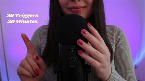 Asmr 30 Triggers In 30 Minutes 💤 Youtube