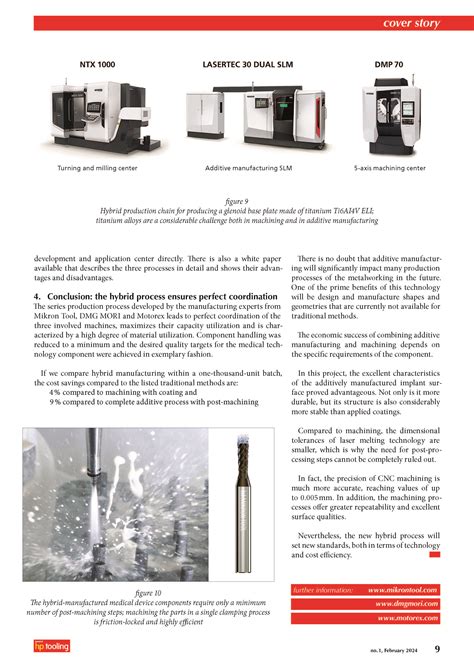 Hybrid Manufacturing Strategy For Reverse Shoulder Prosthesis Component Mikrontool
