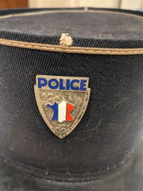 Vintage French Police Hat Well Made 10669 Picclick Au