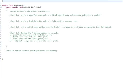 Part 2 30pts In Gradesdemojava Define A Static