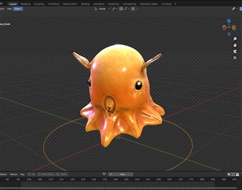 Artstation Grimpoteuthis Dumbo Octopus Ngchipv Game Assets