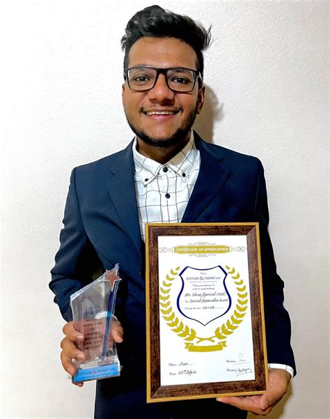Varun Agarwal On Linkedin 2 Days Ago I Received This Award For